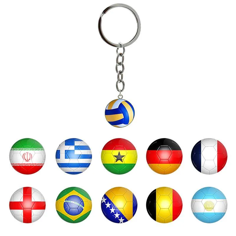 National Flag Resin Keychains: Mexico Argentina Style Pendant Keyrings ...
