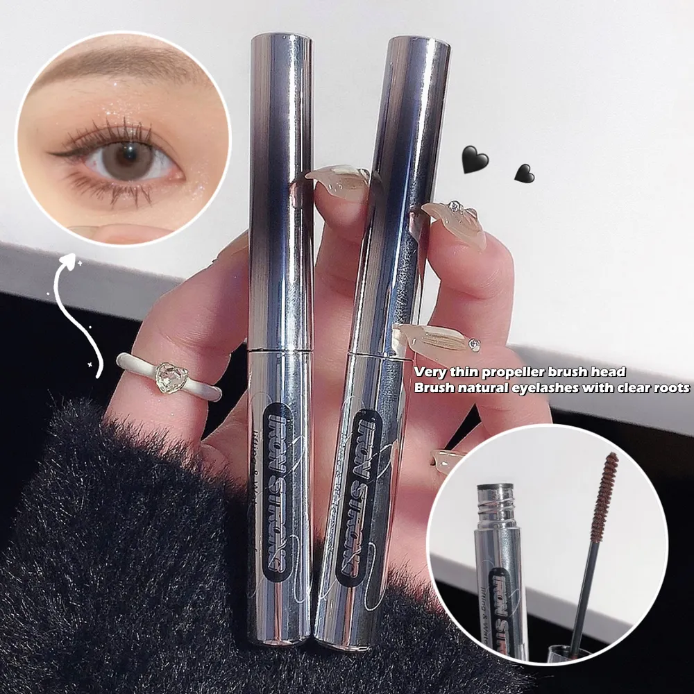 Ultra-Fine Brush Mascara: Waterproof, Quick Drying, Curling, No Smudge ...