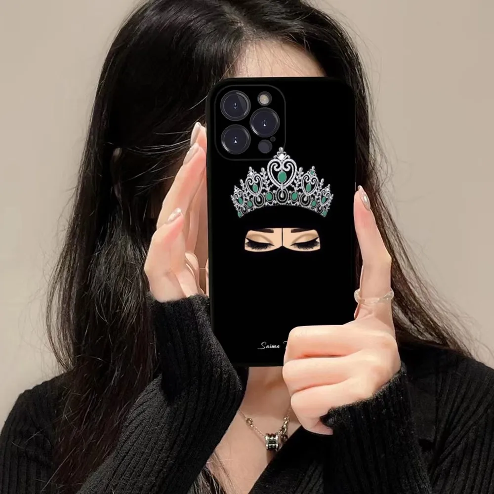 DHgate.com:Stylish Silicone Islamic Phone Case with Hijab Girl Design ...