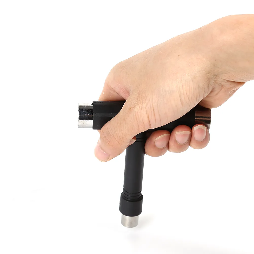 T-Type Ratchet Socket Wrench Spanner with 3 Sockets for Scooters and ...