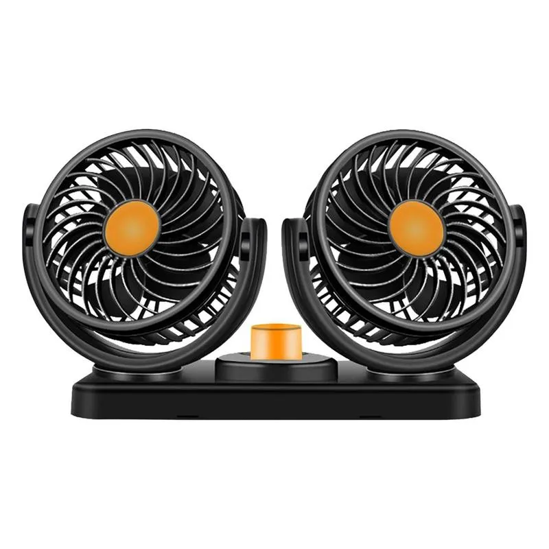 DHgate.com:360° Car Cooling Fan, Dual Head Adjustable USB Powered ...
