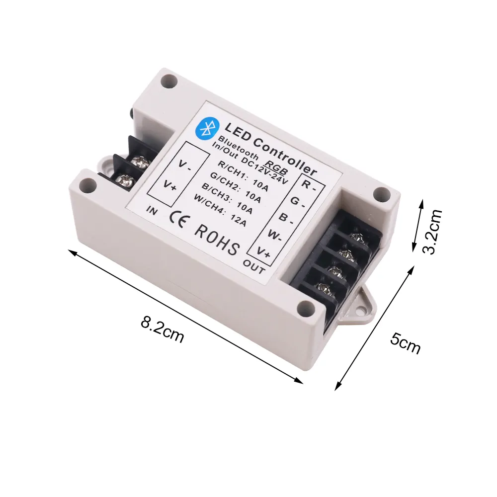 DHgate.com:Upgraded30A/42A LED Strip Controller Bluetooth 24-Key IR ...