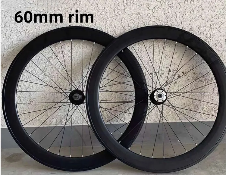 Aerodynamic 700C Road Bike Wheelset Lightweight Aluminum Alloy Rim Disc ...