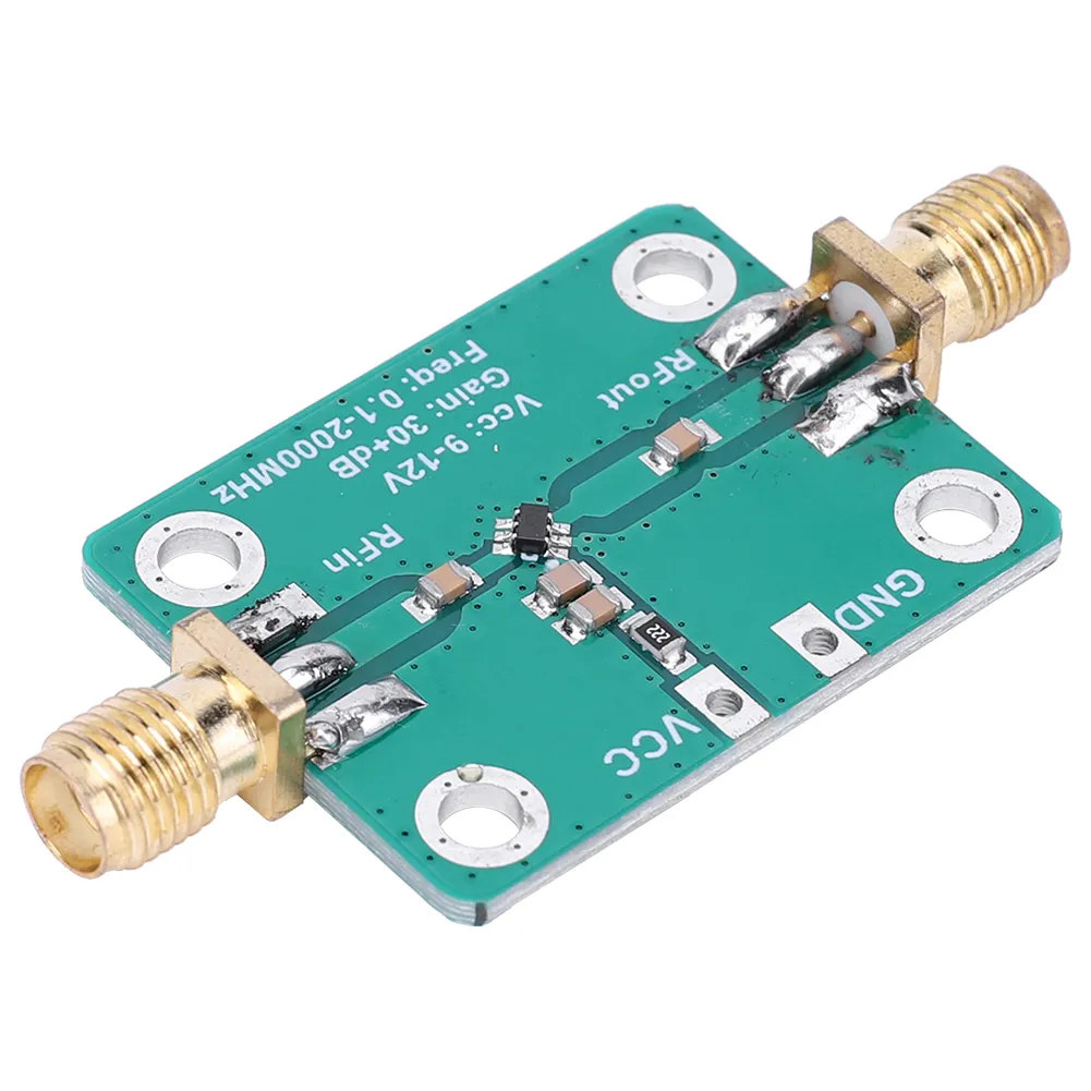 Low-Noise Broadband RF Signal Amplifier: 32dB Gain, 0.1-2000MHz ...