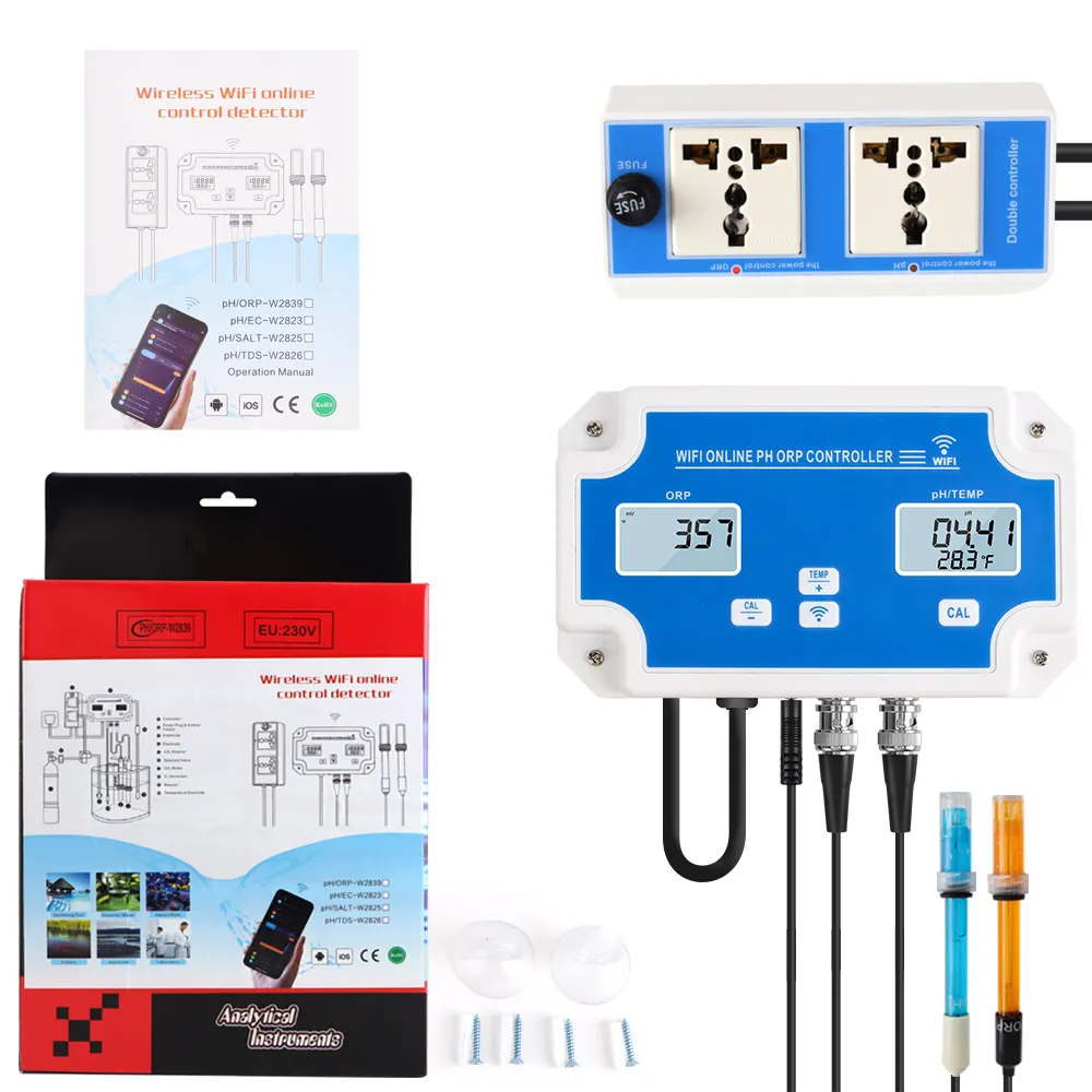 Tuya Digital WiFi TDS ORP TEMP EC SALT PH Meter 3-in-1 Water Quality ...
