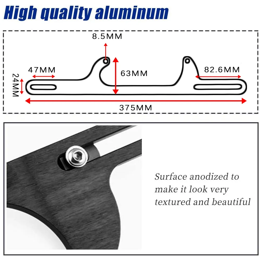 DurableAluminum Throttle Cable Bracket with Dual Return Springs for ...