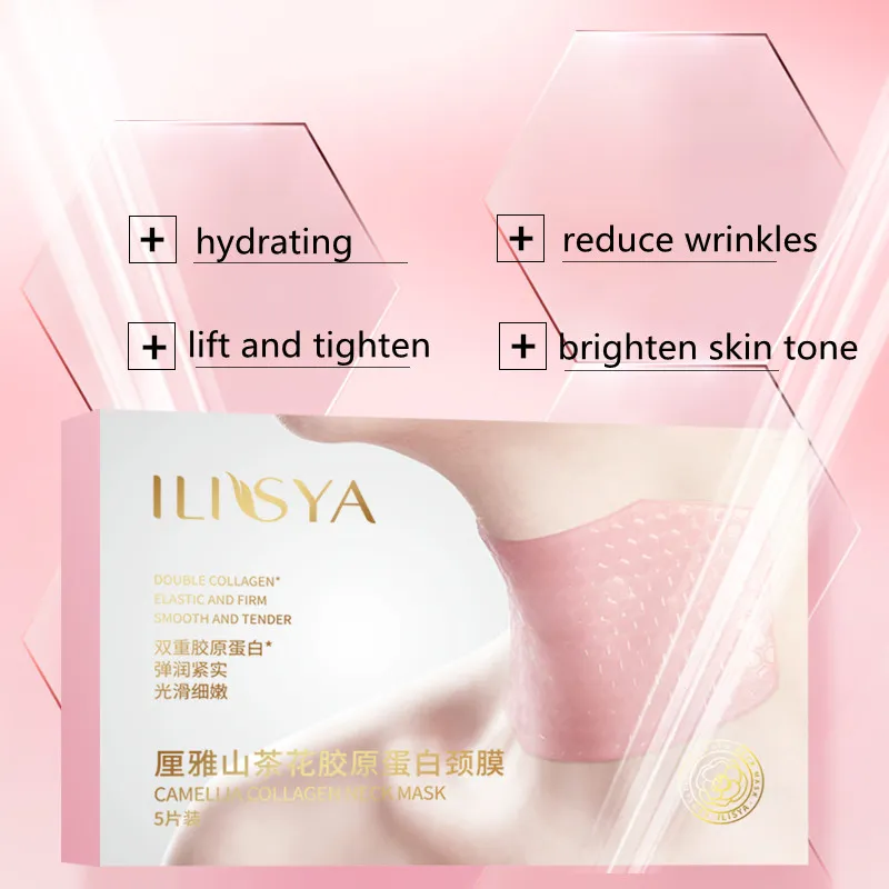 Collagen Neck Mask With Cooling Gel, Essence Infused Anti Wrinkle ...