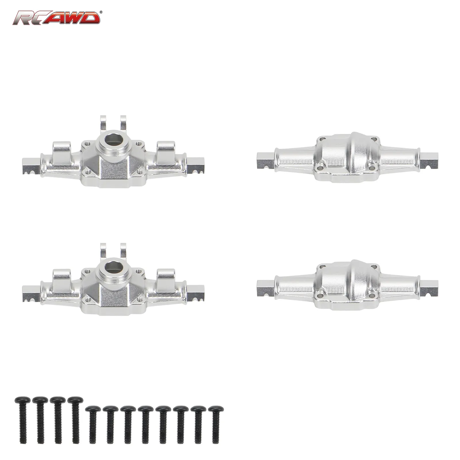 FMS EAZYRC Roc Hobby FCX24 1/24 Crawlers Aluminum Front and Rear Axle ...