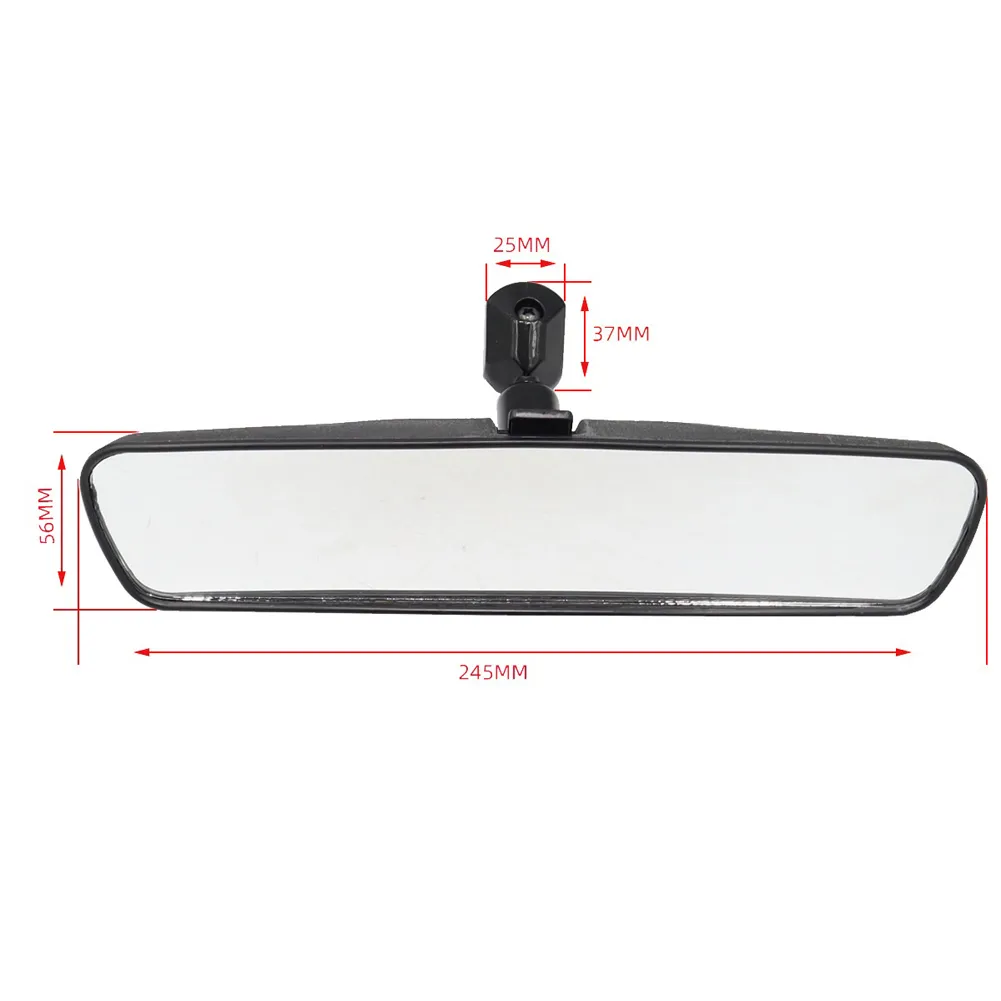 DHgate.com:Black ABS Glass Universal Car Interior Rearview Mirror ...