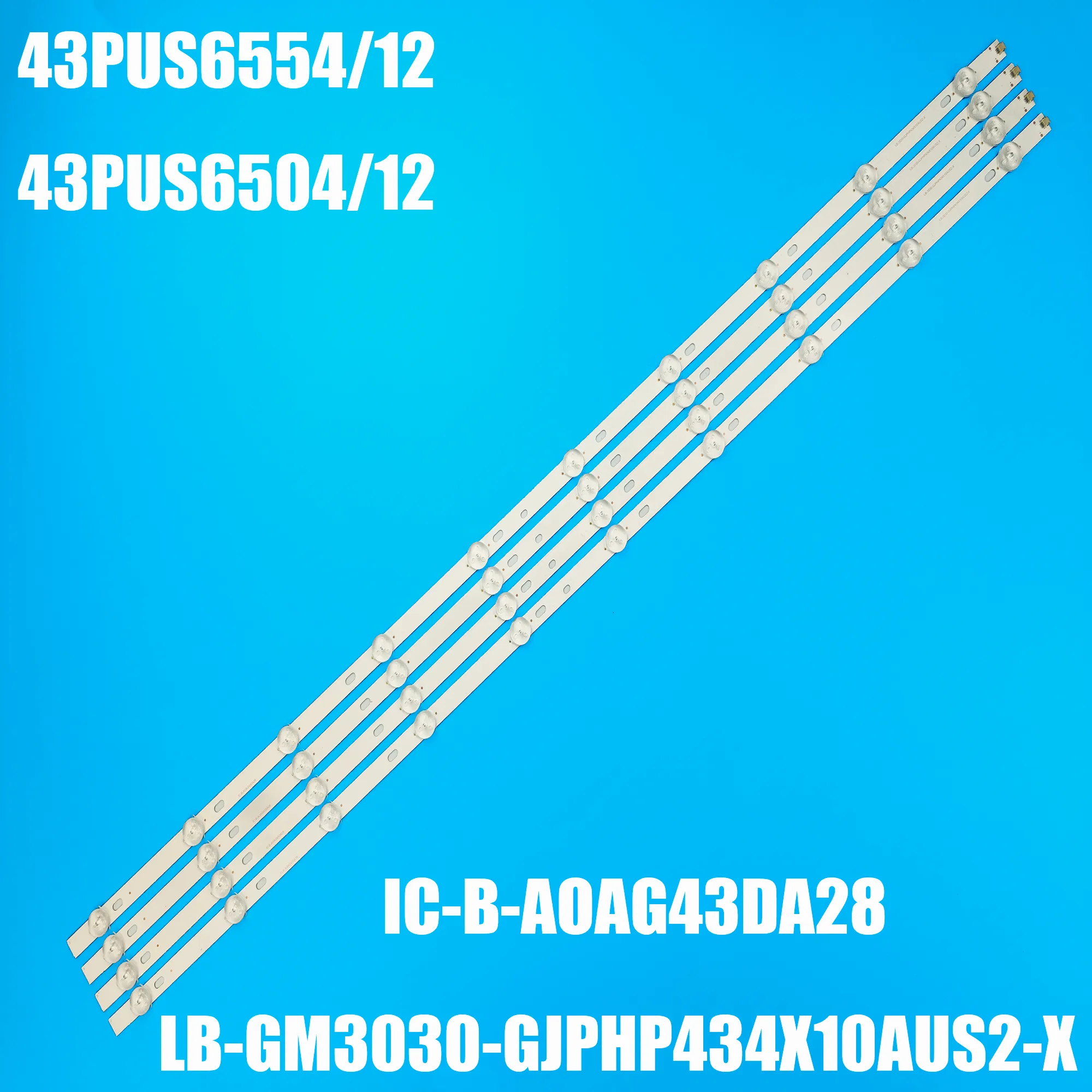 led light tv backlight for IC-B-AOAG43DA28 43PUS6554 43PS6504, 43US7505 ...