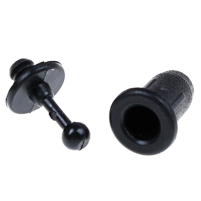 DIY Black Plastic Ball Socket Speaker Grill Peg Kit Accessories ...