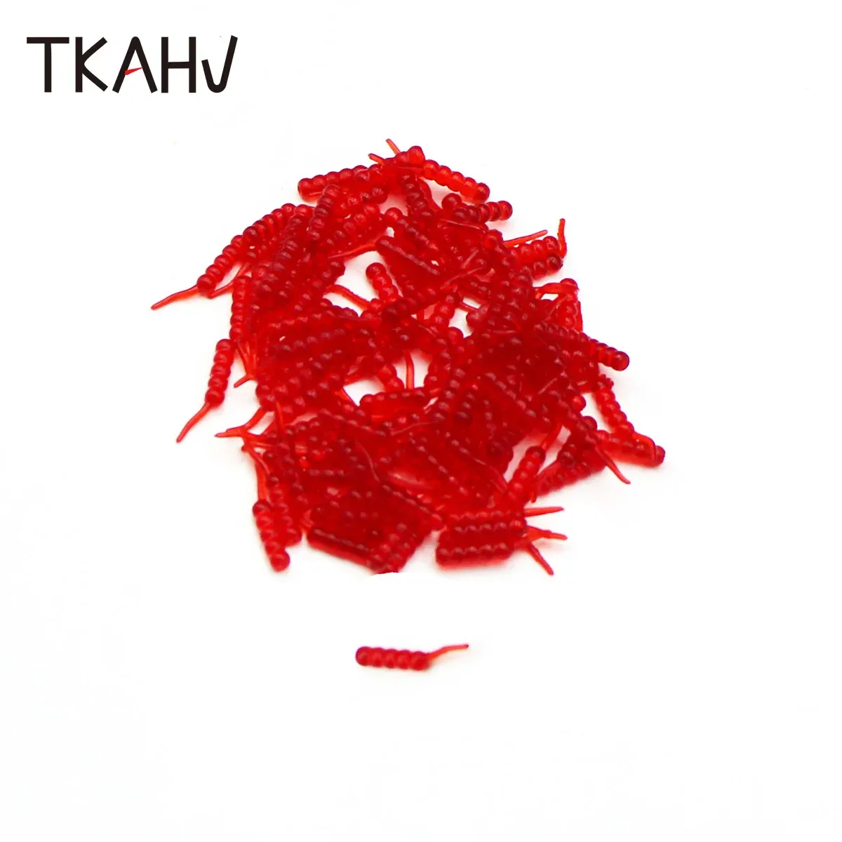 Kit Of 20mm Fishy Smell Worm Maggots Bait Mini Soft Micro Lures For ...