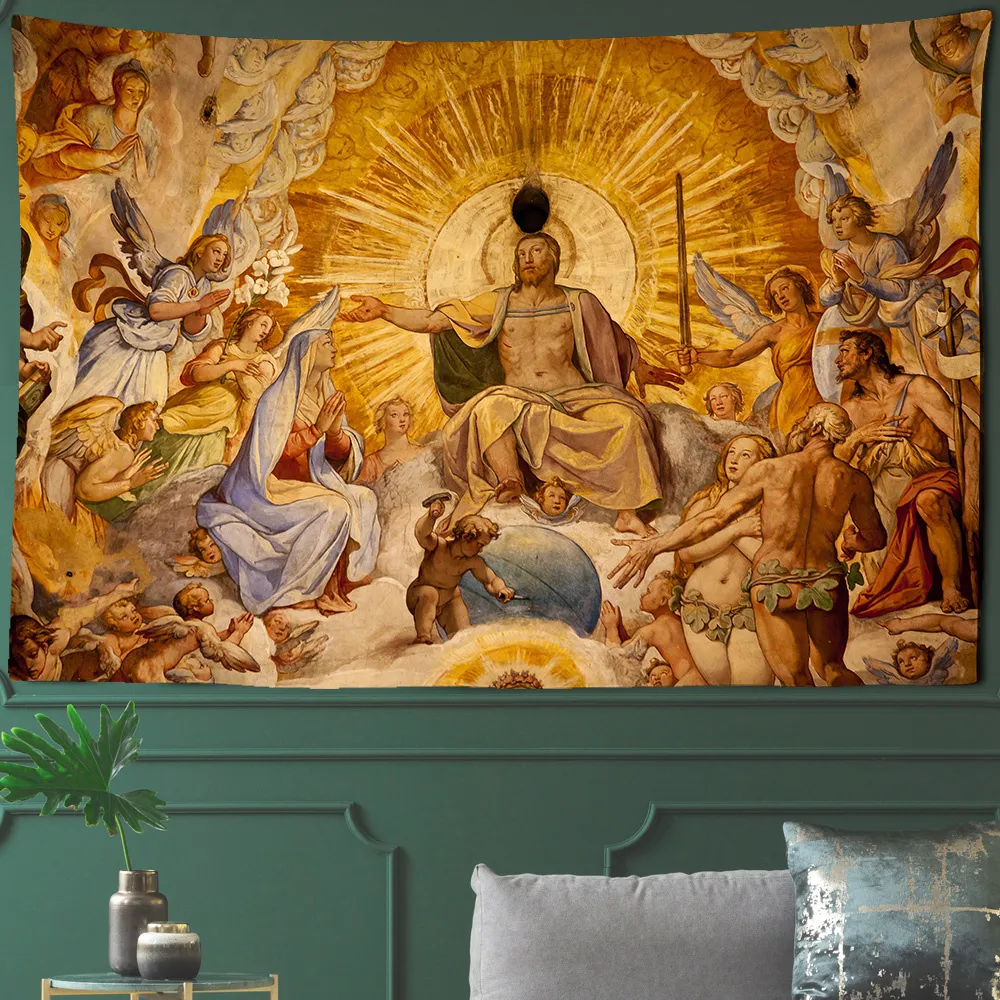 Classical Religious Tapestry - Sacred Art for Bedroom, Dorm, Living ...