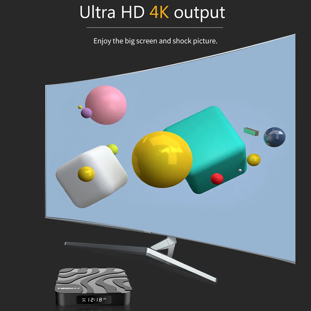 4K HDR Android 12 Smart TV Box T95MAX Allwinner H618 4GB RAM 32GB ROM ...