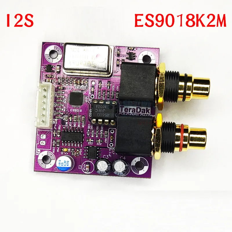 ES9018K2M Audio Decoder Board: HiFi DAC Digital Sound Card with Coaxial ...