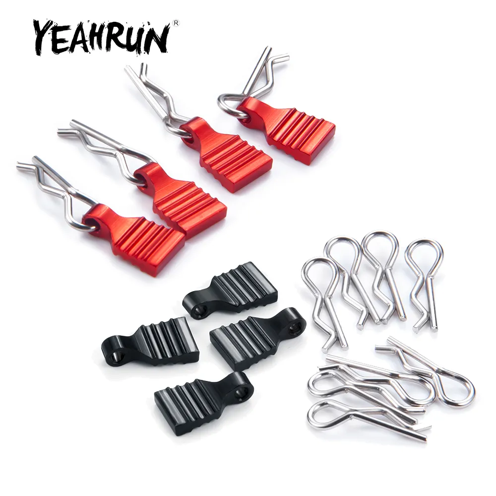 YEAHRUN Metal R Type Car Body Shell Fixed Clips with Tab for SCX24 ...