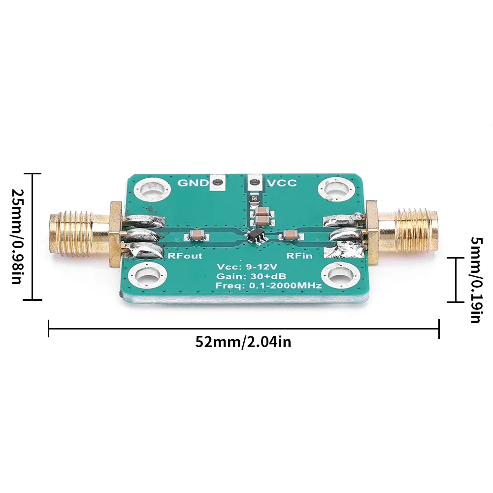 Low Noise 32dB Broadband RF Signal transimpedance amplifier with LNA ...