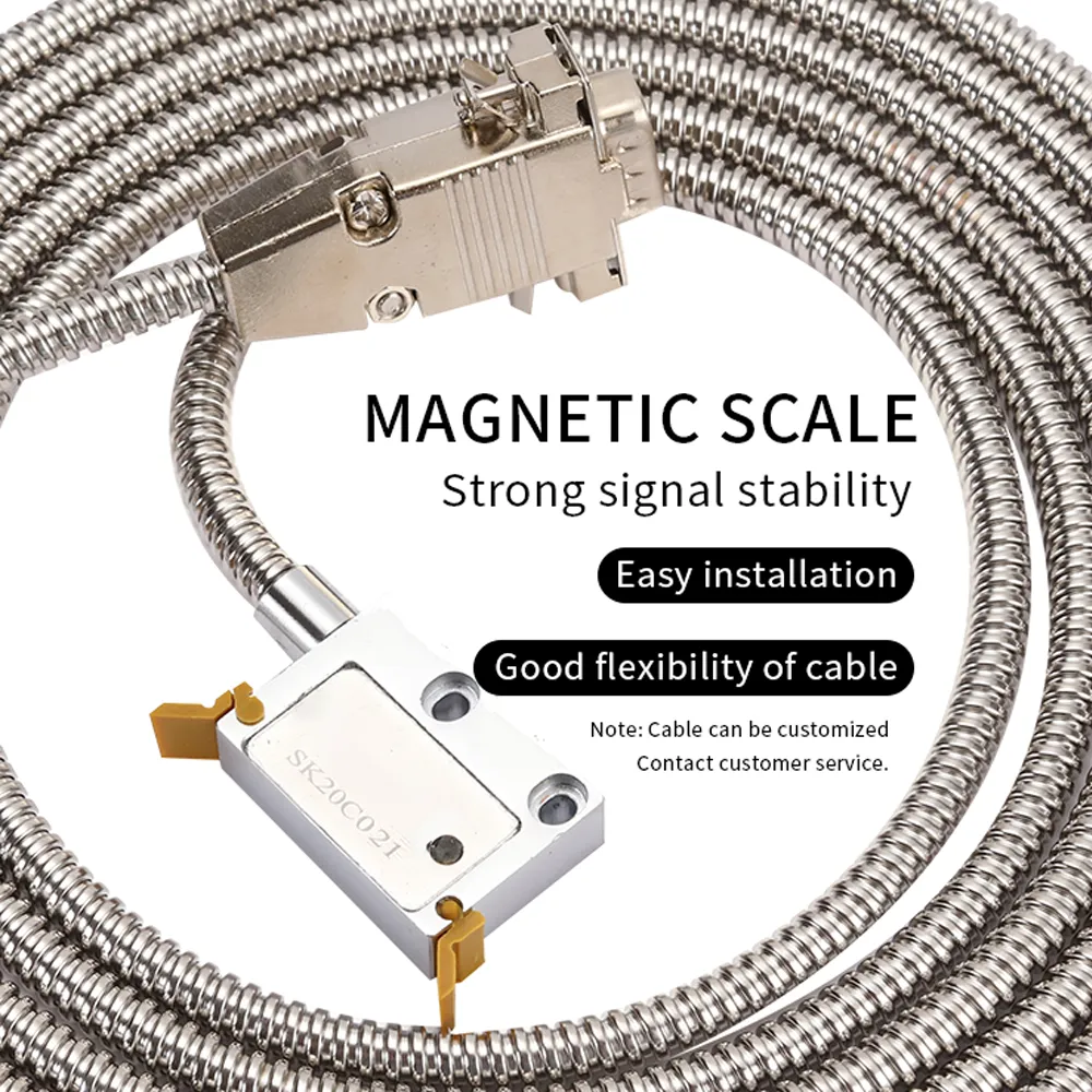 IP67 Waterproof High Precision Magnetic Scale Ruler Set: 5U 5V TTL ...