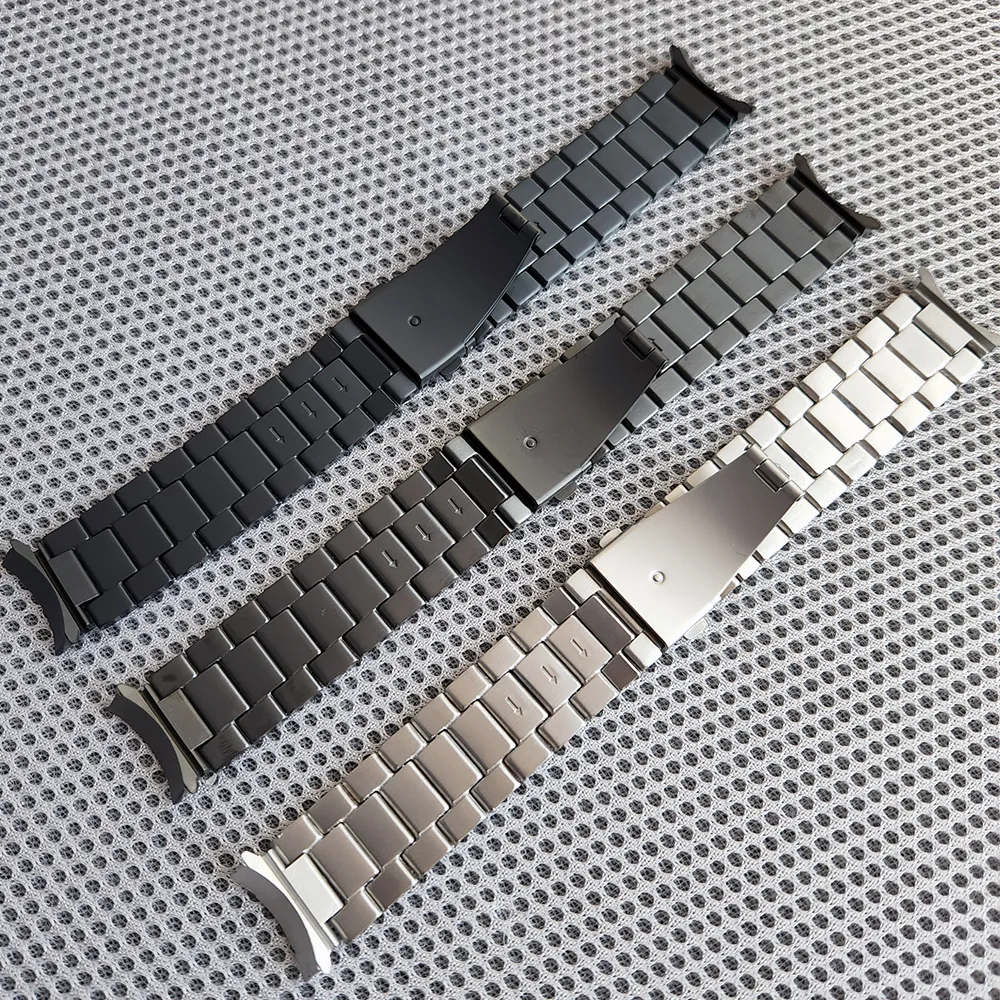 Premium Titanium Watch Band - No Gaps 20mm Strap for Galaxy Watch 5 Pro ...