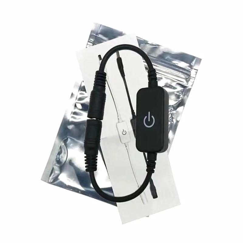 High-End iTouch LED Dimmer: 12V/24V White/Black LED Controller with DC ...