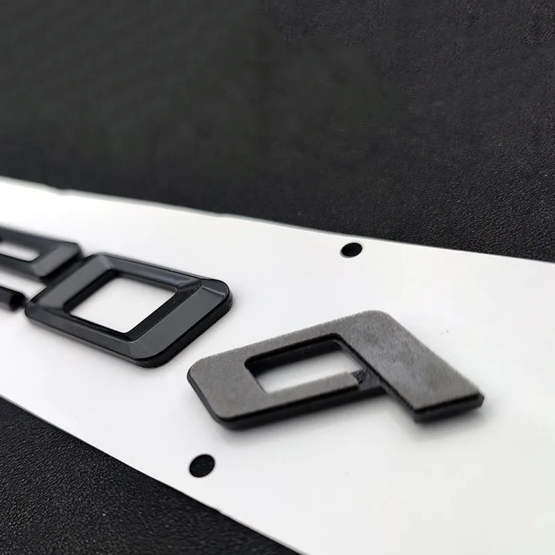 3D Chrome Car Letters for BMW 316i 318i 318d 320i 320d 325i 325d 330i ...