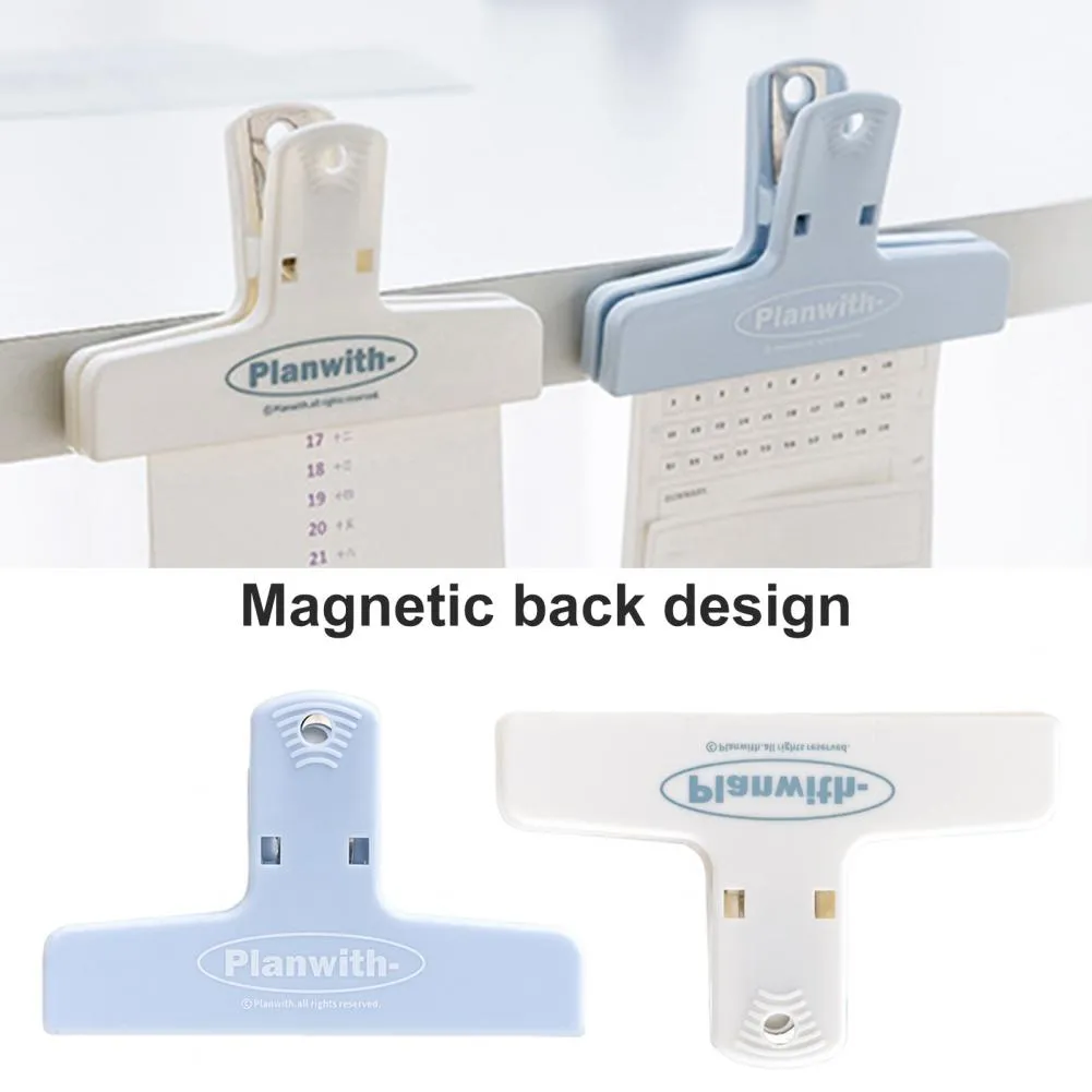Cute Binder Clip Lightweight Data Folder Anti Slip Handle Cute Sticky ...