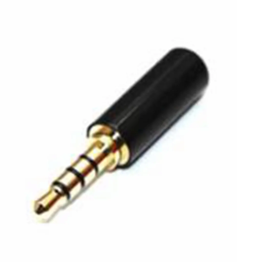 4-pin 3.5mm Audio Connector Male Plug Headphone Jack for Solder Wire ...