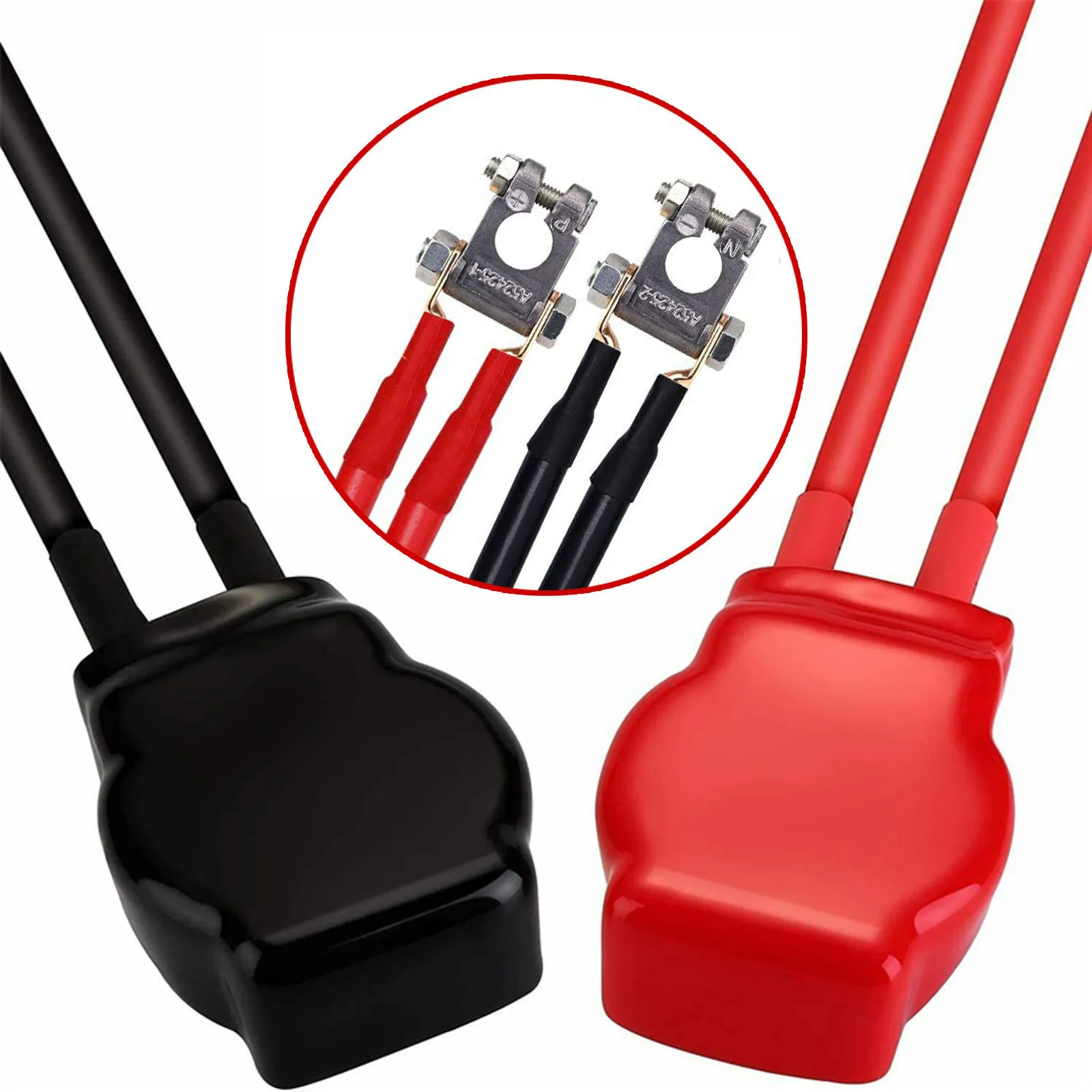 Military Spec Battery Terminal And Cover W/2 Gauge 3/8 Lugs For Marine ...