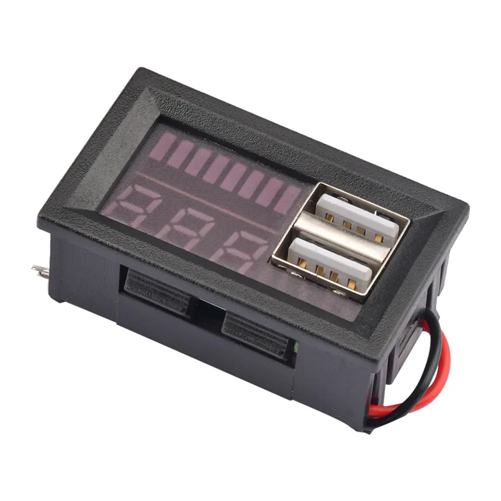 DHgate.com:12V 2A LED Digital Car Battery Monitor for USB Charging with ...