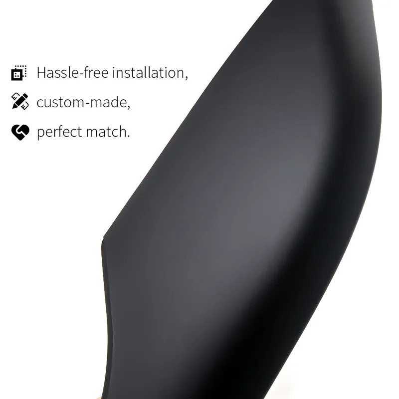 ABS Black Roof Rack Rail End Caps Exterior Trim for Toyota Fortuner ...