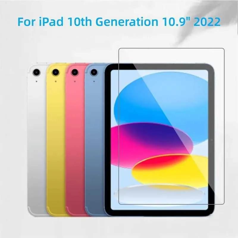 Tablet Screen Protector Tempered Glass for iPad 10th Generation 10.9 ...