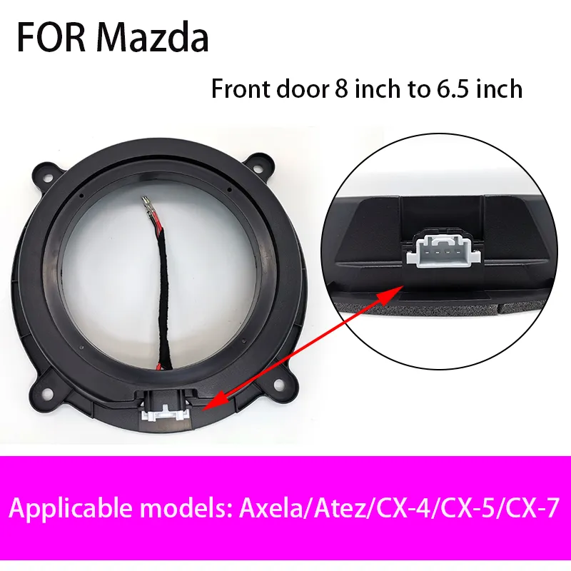 6.5 Inch Car Audio Speaker Pad Washer Treble Sub Woofer Bracket Adapter ...