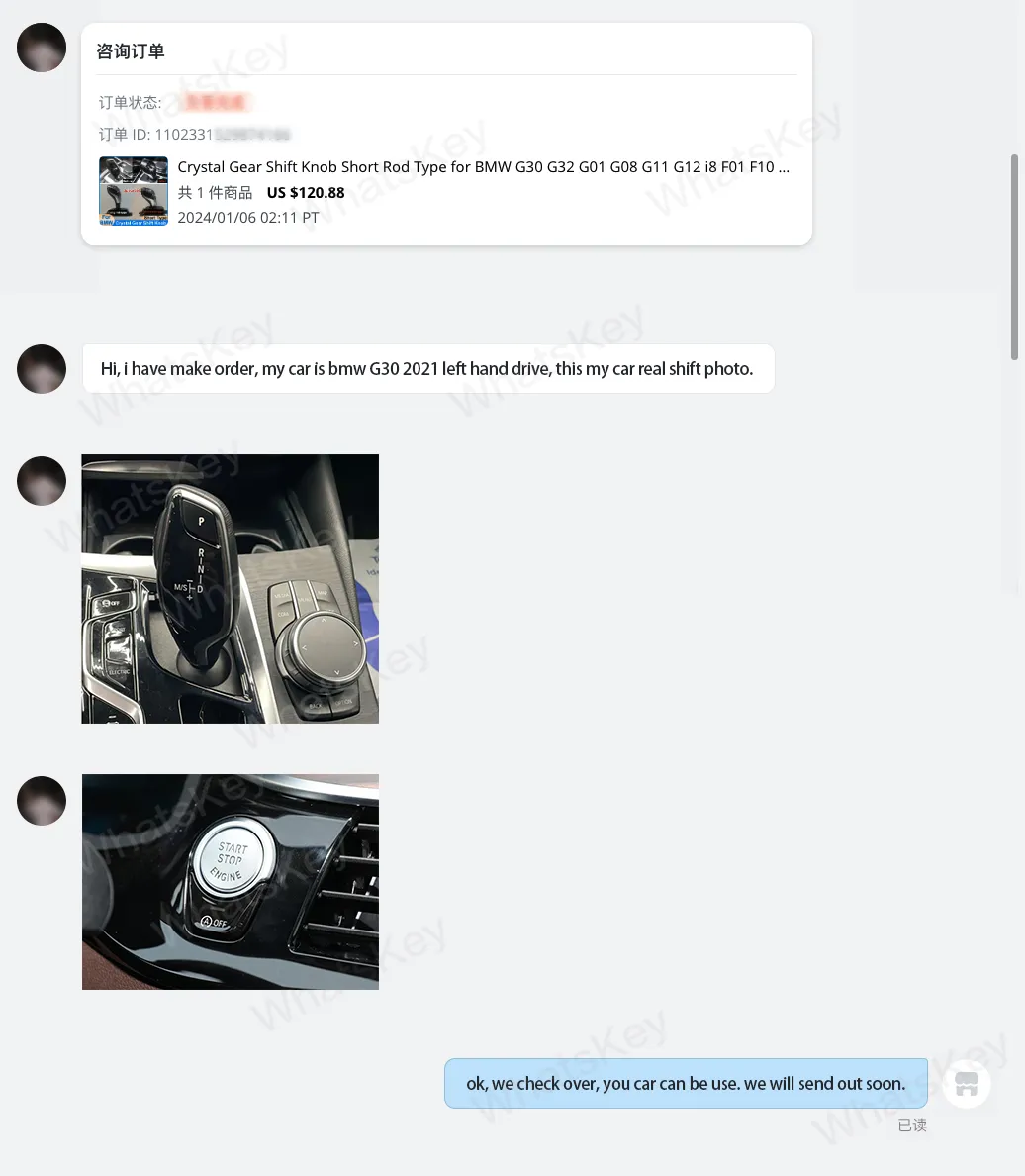 DHgate.com:Crystal Gear Shift Knob for BMW - Short Rod Type, Luxury Car Modification Accessory ...