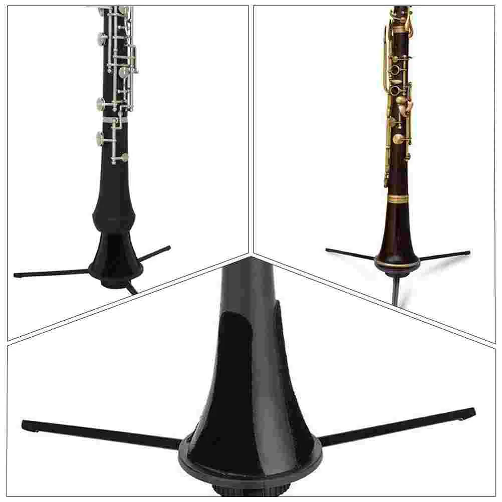 Tripod Clarinet Stand with Metal Brackets - Folding Plastic Saxophone ...