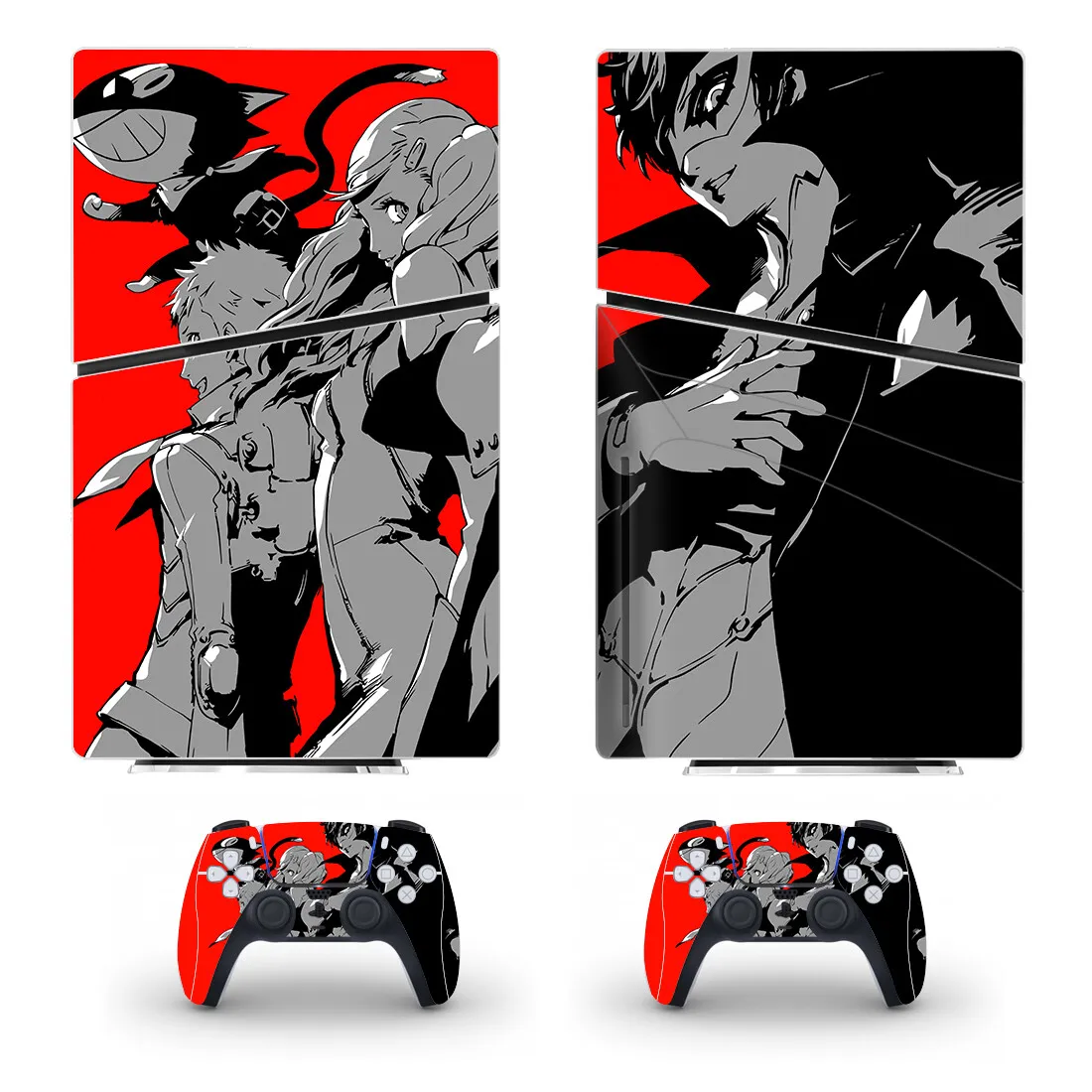 Persona 5 PS5 Slim Skin Sticker Vinyl Cover For Console And 2 ...
