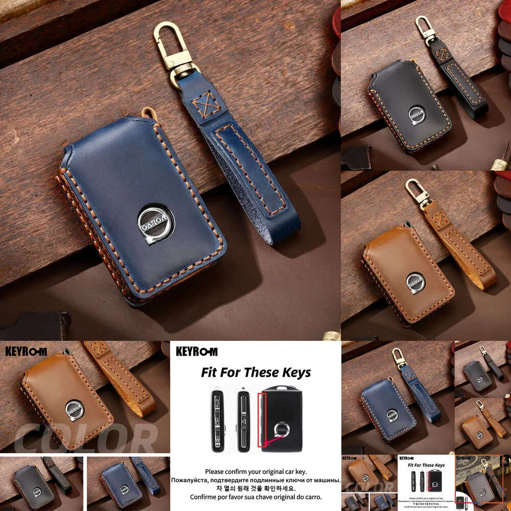 Customizable Leather Key Case Cover For Volvo Xc60 S90 XC90XC40 2024 ...