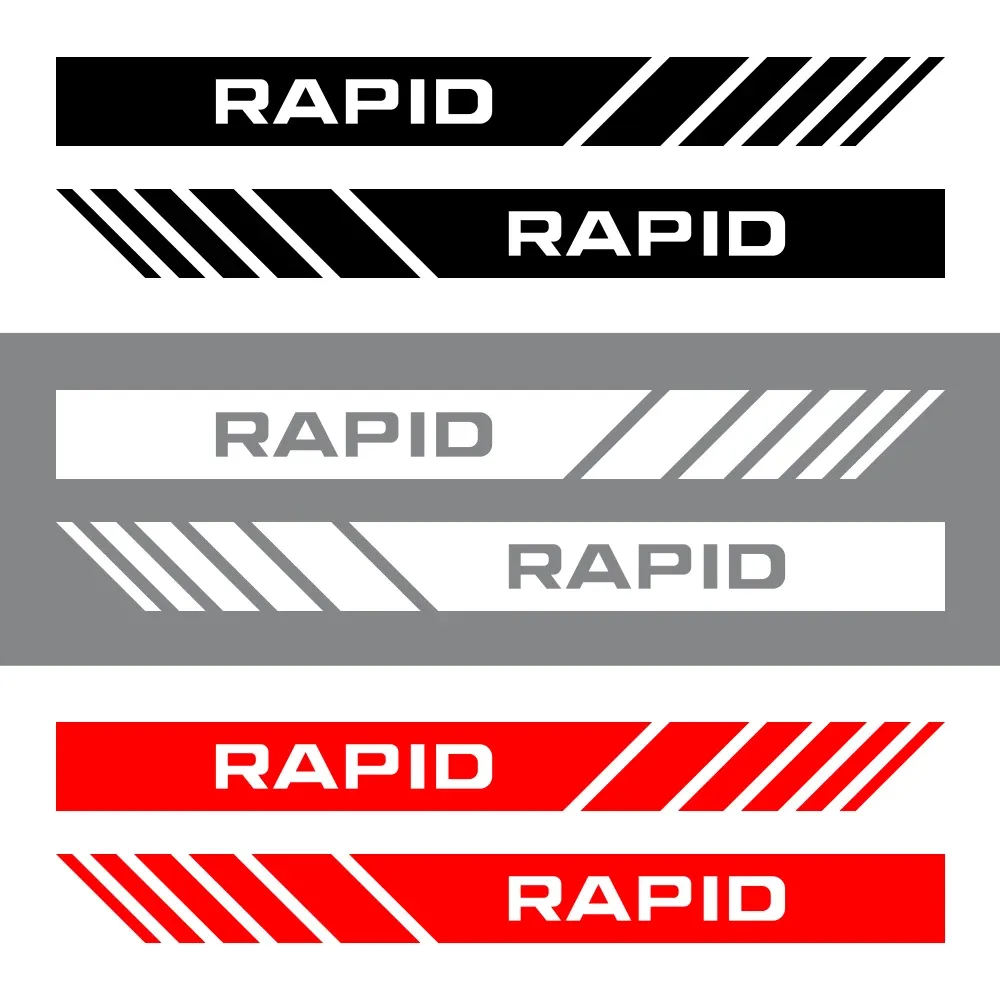 Car Rearview Mirror Cover Stickers Decals for Skoda Octavia Fabia Kamiq ...