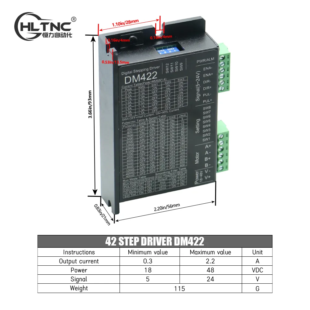 Microstep Motor Driver DM422 Compatible With 42... From Ddmyearth, $131 ...