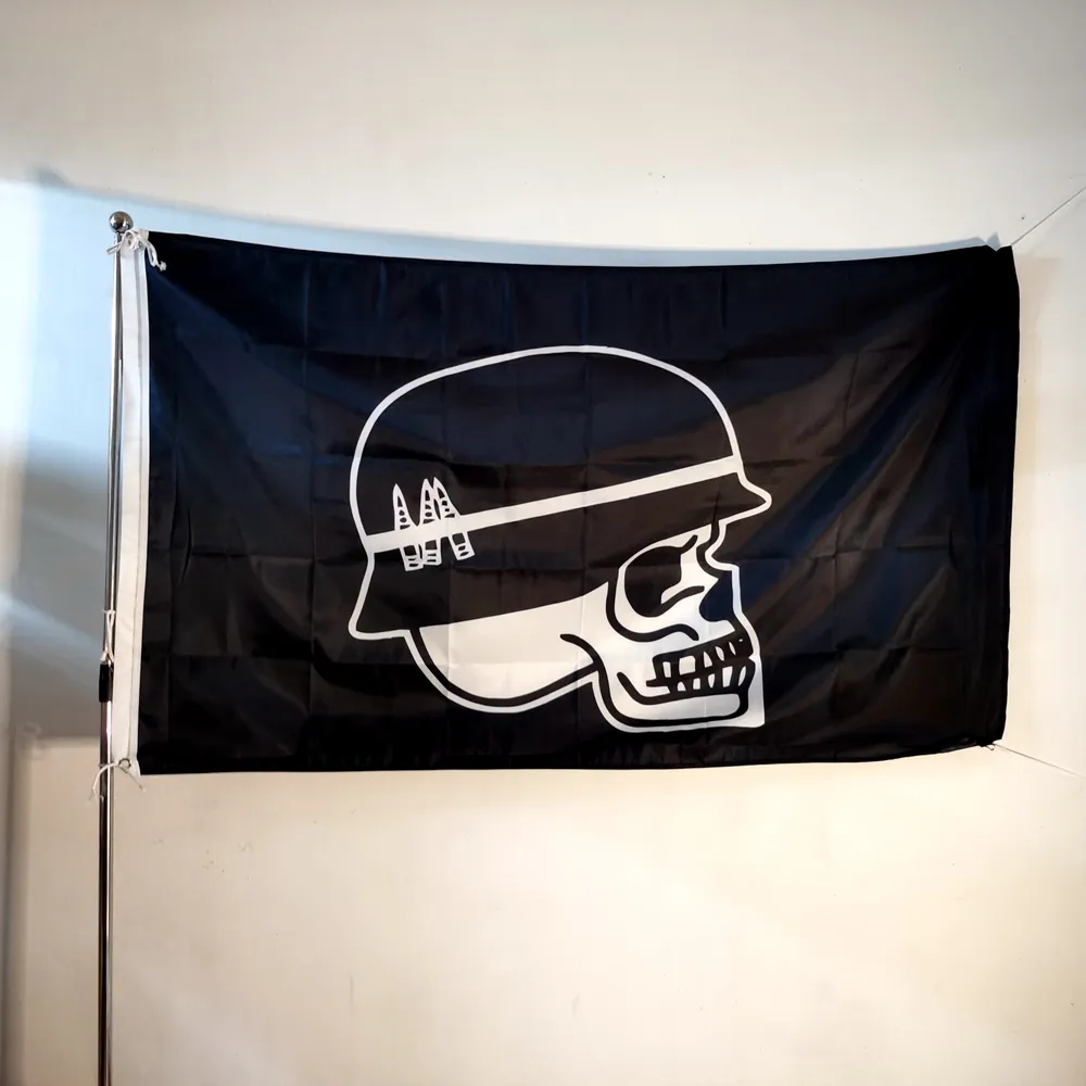 Soldier Pirate Skull Flag Header Banner Polyester Halloween Theme Party ...