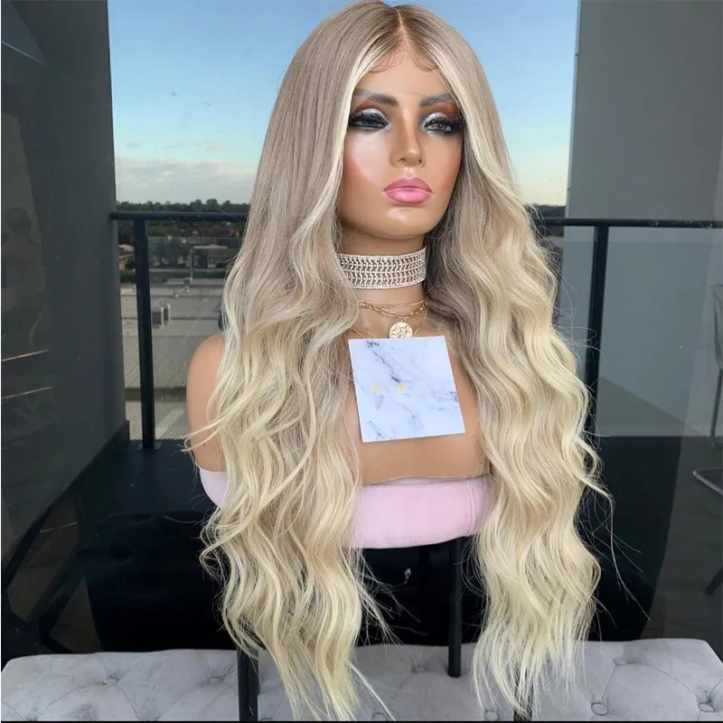 36 Inch Malaysion Body Wave Human Hair Wigs Ombre... From ...
