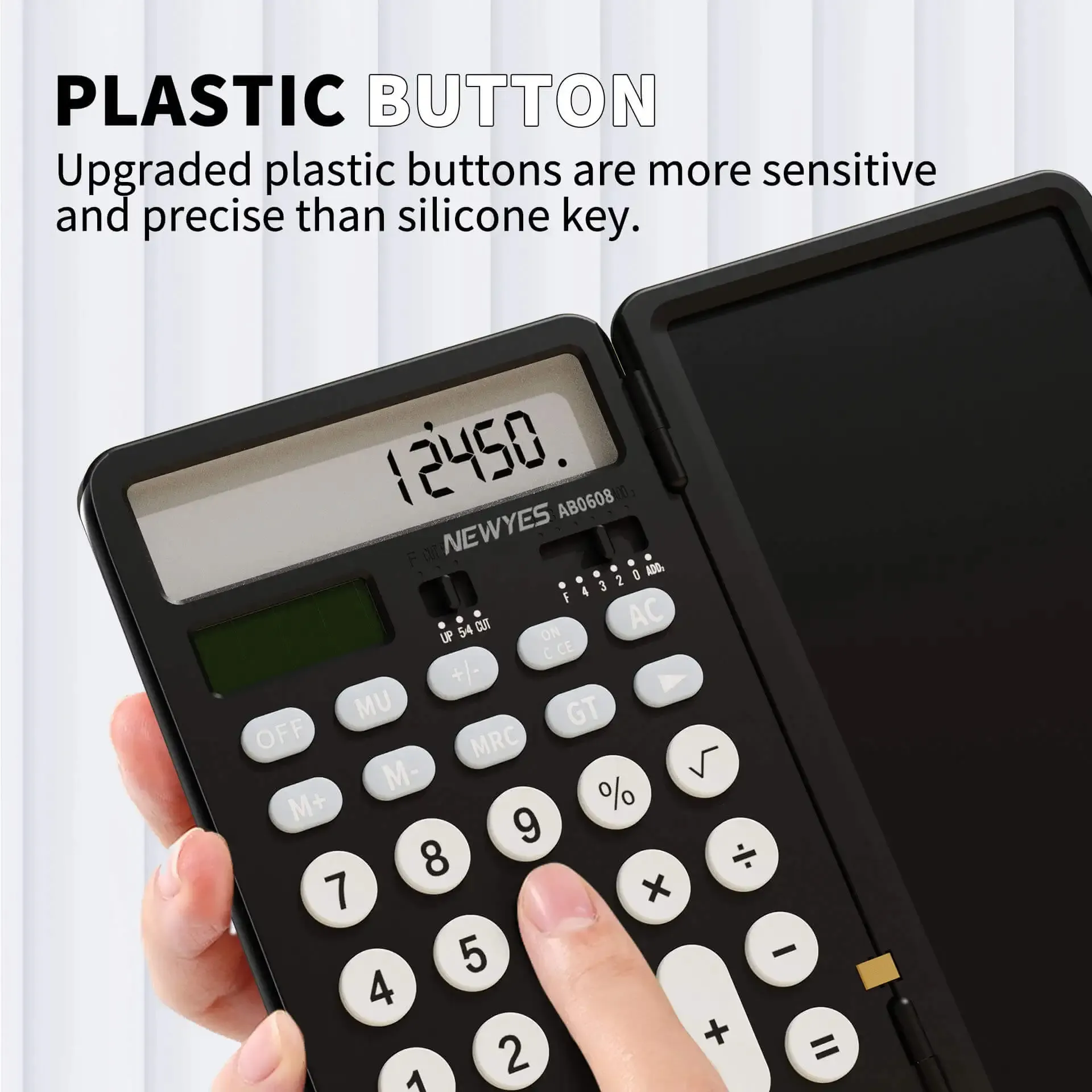 5 Calculator with Screen & Writing Pad - Portable Calculator Display ...