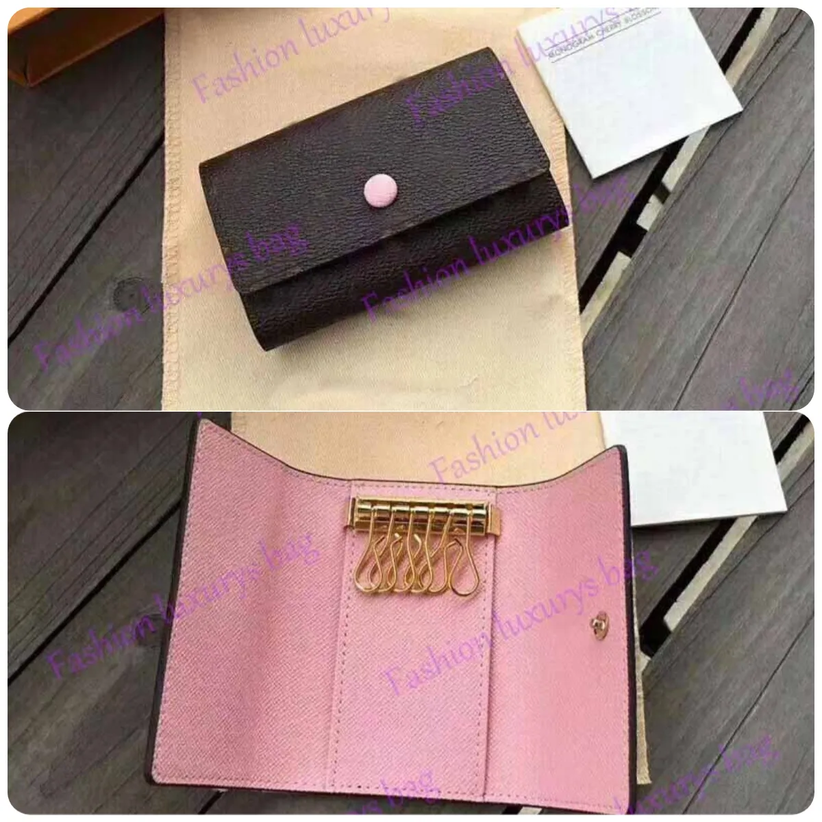 Popular Unisex Fashion Casual Key Holder Wallet: Designer Luxury Key ...