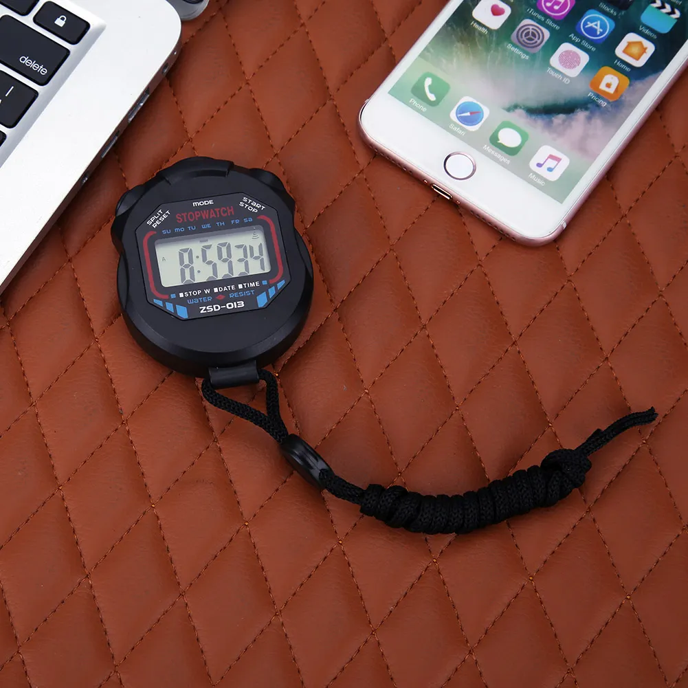 Portable Waterproof Running Timer: Lightweight Sports Stopwatch with ...