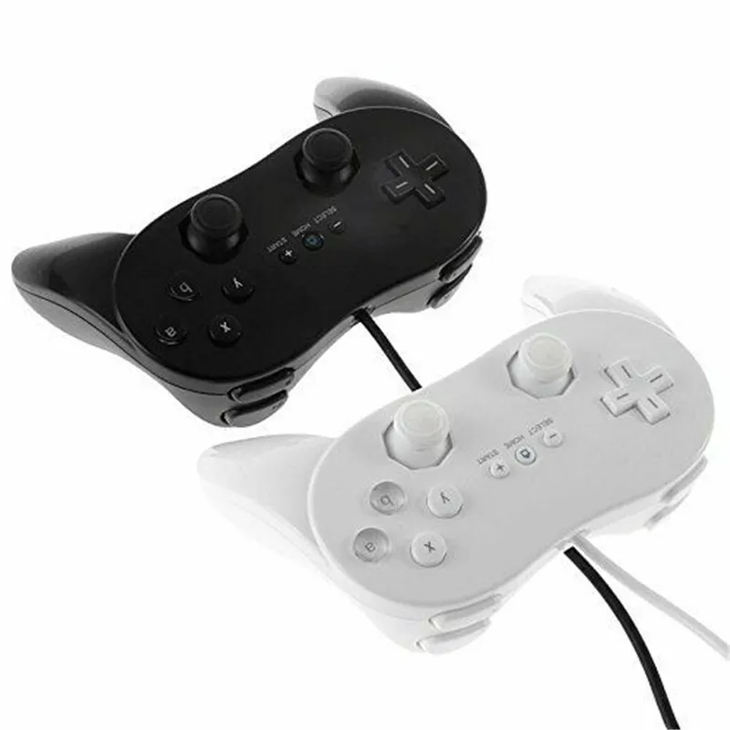 New Wired Classic Controller Gamepad Game Joystick For Wii Classic ...