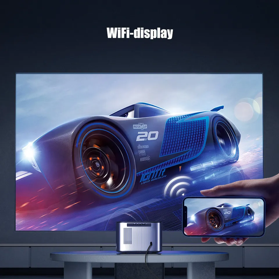 BYINTEK X25 4K Video Projector | Full HD 1080P WiFi Smart LCD LED Home ...