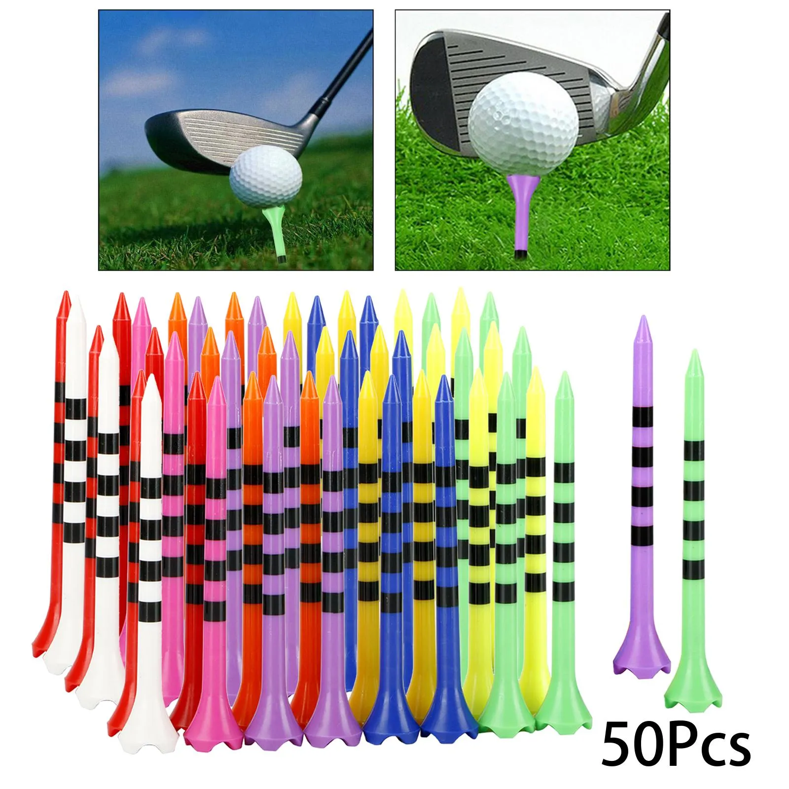 DHgate.com:Golf Tees Holder, 50Pcs Plastic Golf Tees, Golf Training Aid ...