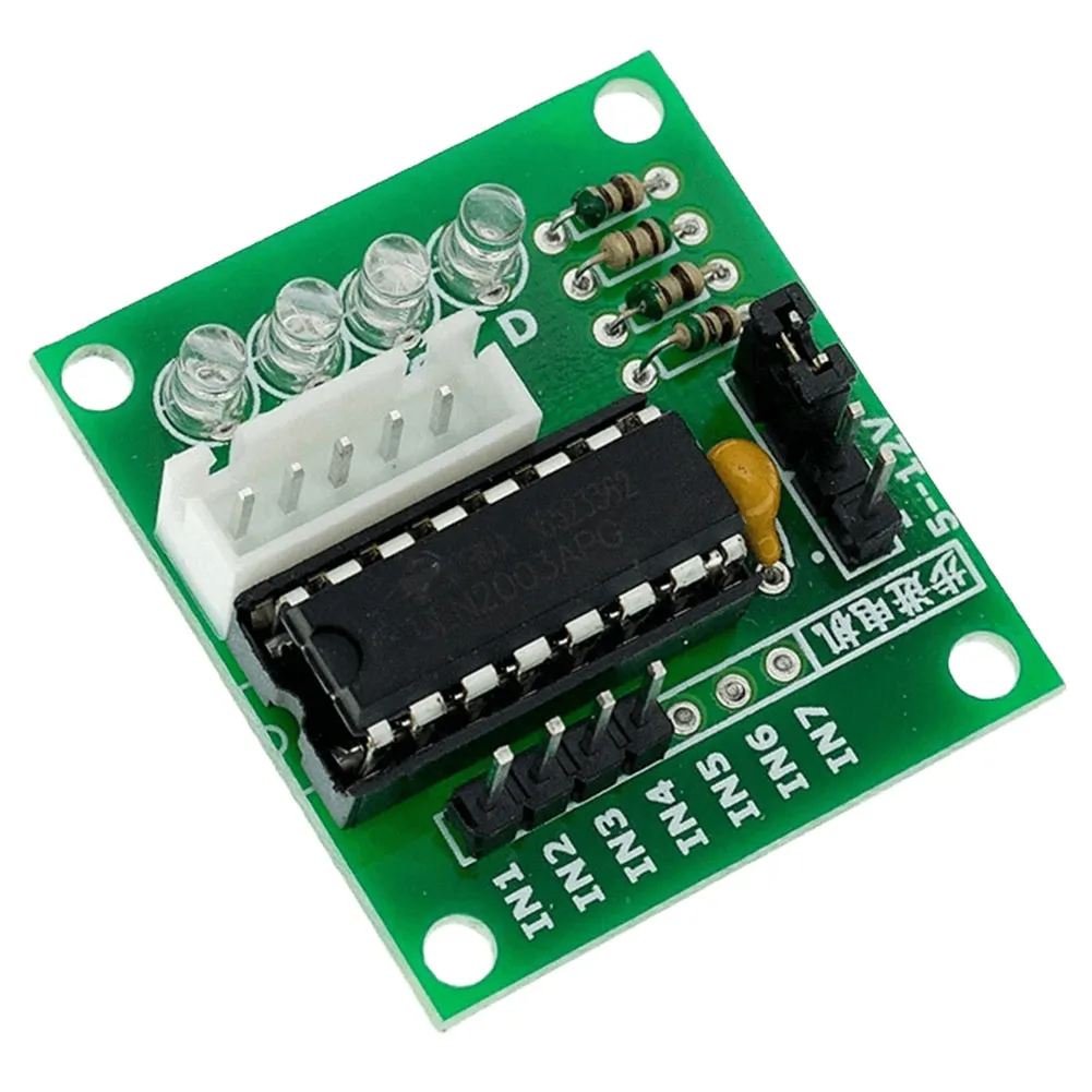 5V Stepper Motor Driver Board: 4-Channel Output, 28BYJ-48 ULN2003 DC ...
