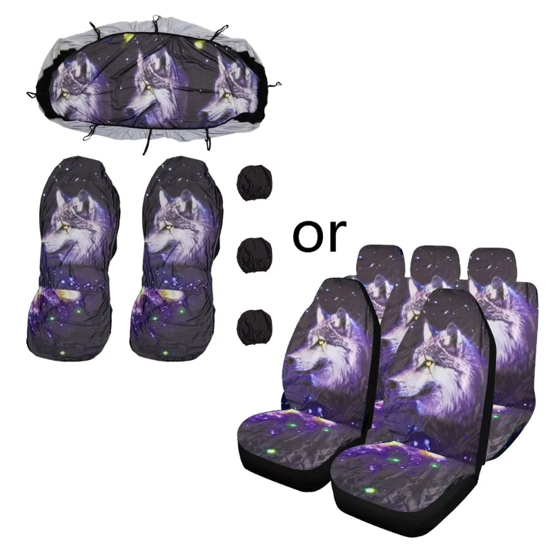 Purple Seat Covers Animal Wolf Print Protectors Perfect Gift For Men And Boys From Ddmymaster 17.78 DHgate.Com