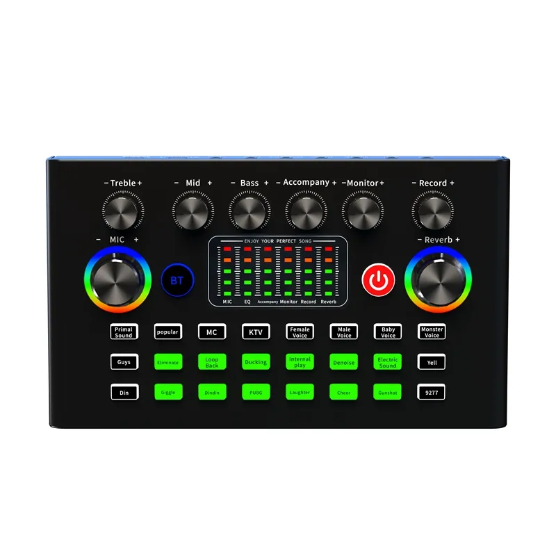 DHgate.com:Pro Audio Sound Card: 4-Channel Mixer Interface for Studio ...