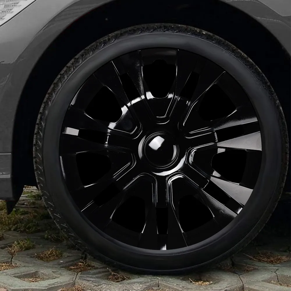 Black Hubcap Covers | 12/13/14 Inch Gloss Black Car Wheel Caps Set Of 4 ...